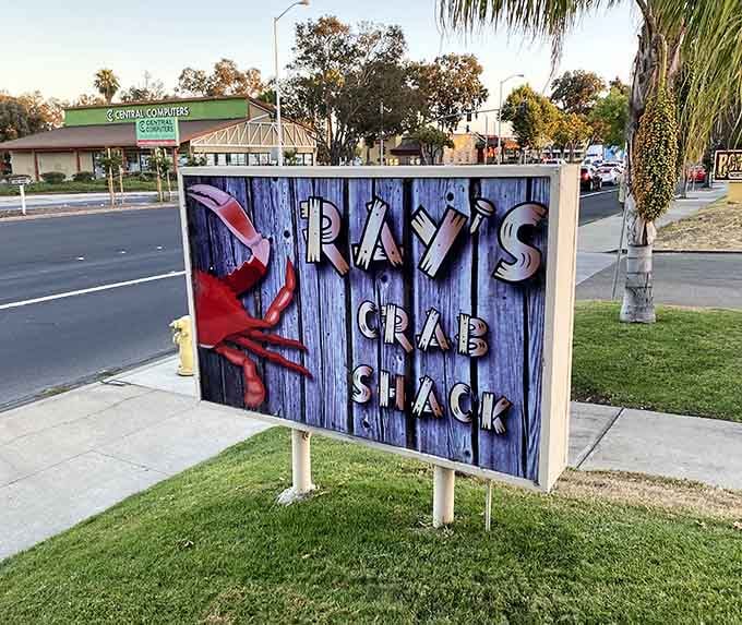 This roadside sign is your beacon calling you to one of Newark's best-kept culinary secrets worth discovering.