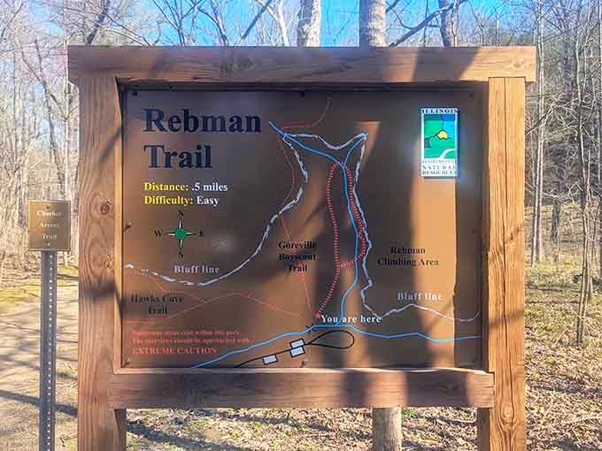 Clear trail markers mean you can focus on scenery instead of worrying about getting hopelessly lost.