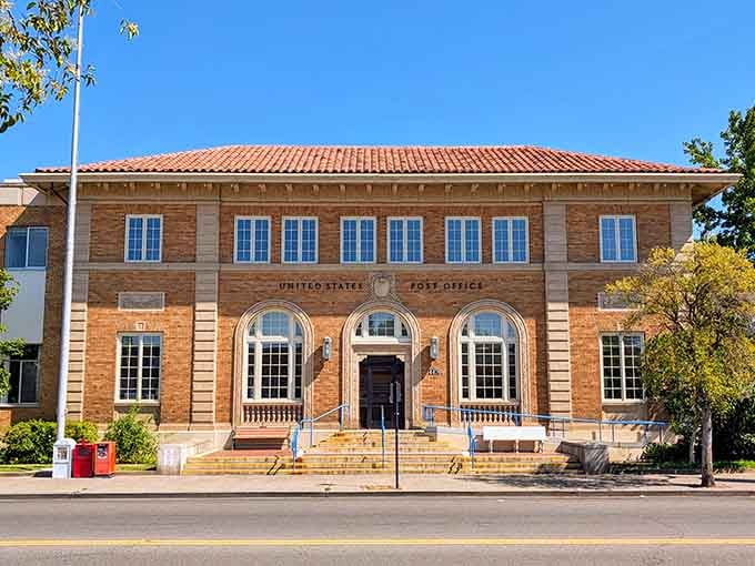 Even the Post Office building showcases beautiful architecture, because Red Bluff doesn't do boring municipal buildings.