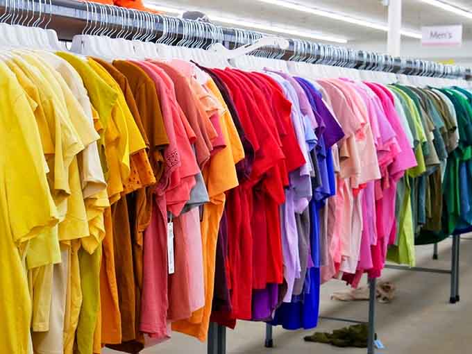 Color-coded perfection makes finding your size easier, though leaving without extras remains nearly impossible for mortals.