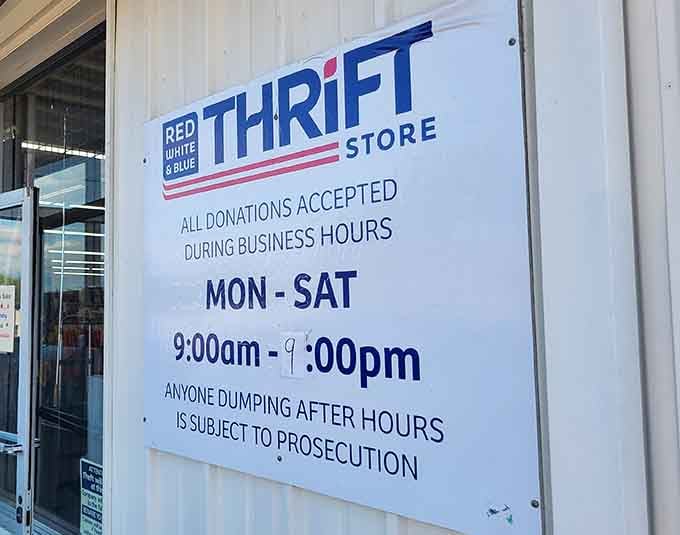 Open six days a week, giving you plenty of opportunities to feed your thrifting addiction responsibly.