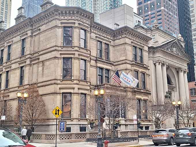 The Gold Coast neighborhood knows how to preserve history while skyscrapers grow up all around it beautifully.