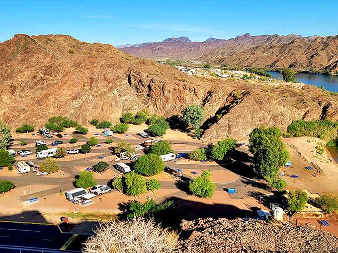 From up here, you can see exactly why people keep this place their own little secret.