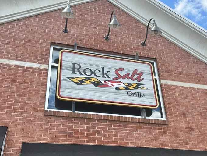 The sign says it all: RockSalt Grille, where Westminster comes for its seafood fix.