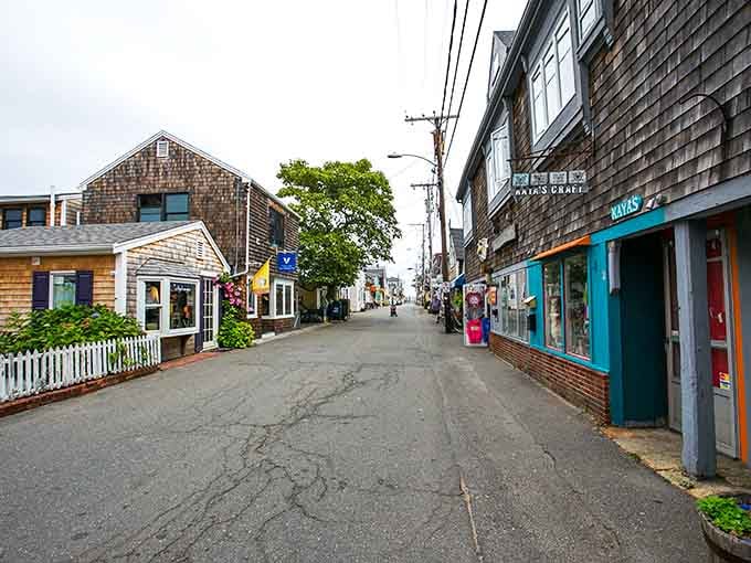 Downtown Rockport delivers that quintessential coastal village vibe without even trying too hard.