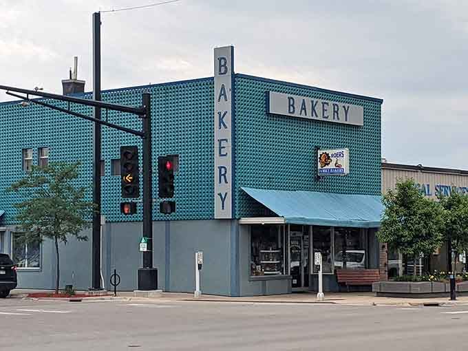Corner location with prominent signage ensures you won't accidentally drive past your destination for fresh-baked happiness and regret.