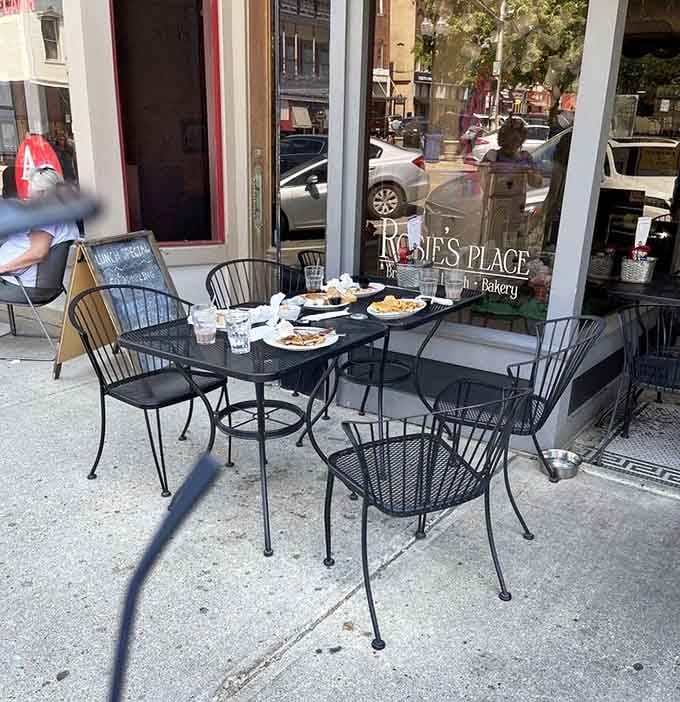 Outdoor dining in downtown Noblesville where people-watching comes free with every perfectly prepared meal you order.