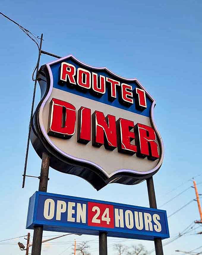That "Open 24 Hours" sign is the most beautiful thing insomniacs and third-shift workers ever see.