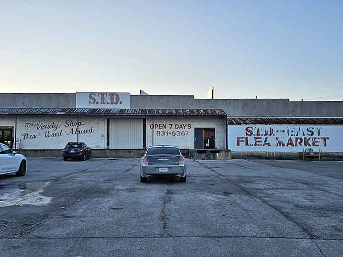 The STD Flea Market stands ready for another day of connecting treasures with the people who'll appreciate them most.