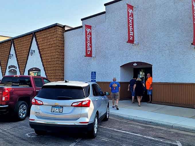 Out-of-state plates in the lot prove Schmidt's reputation extends far beyond Nicollet's borders into carnivore legend territory.