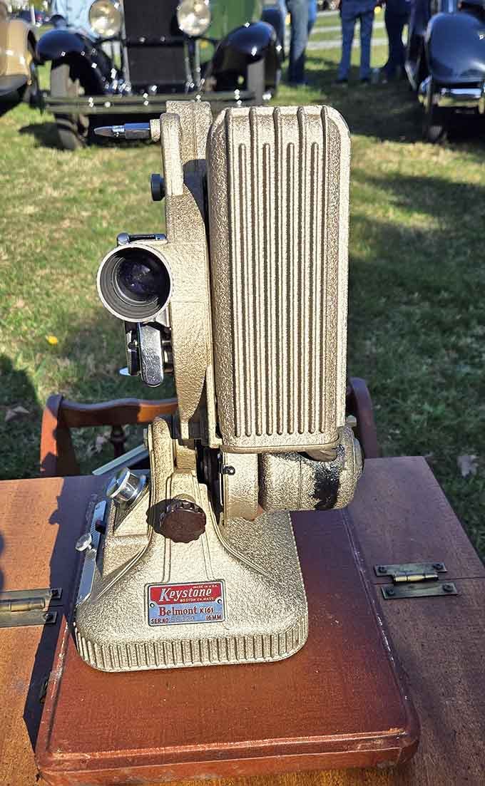 Vintage projection equipment reminds visitors of the dedication required to keep this piece of Americana running strong through decades.