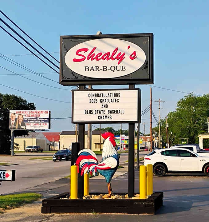 The sign out front isn't just advertising, it's issuing an invitation to the best meal you'll have all week.