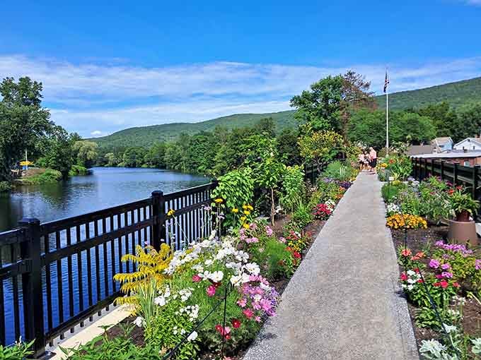 The Bridge of Flowers transforms concrete into a garden paradise that'll make your own yard look embarrassingly neglected.