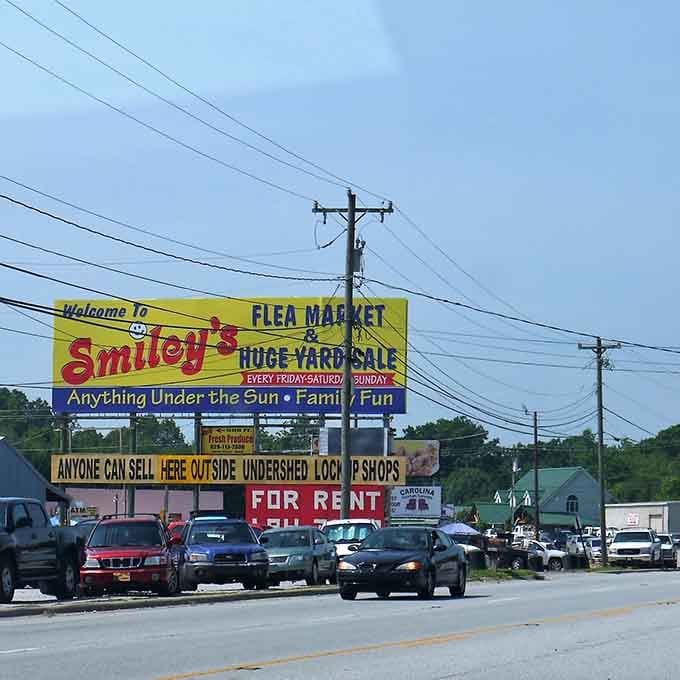 The welcoming signage promises family fun and anything under the sun, which turns out to be refreshingly accurate.