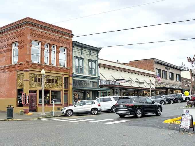 Downtown's colorful facades create a streetscape so photogenic that even your blurry phone shots will look like professional postcards.