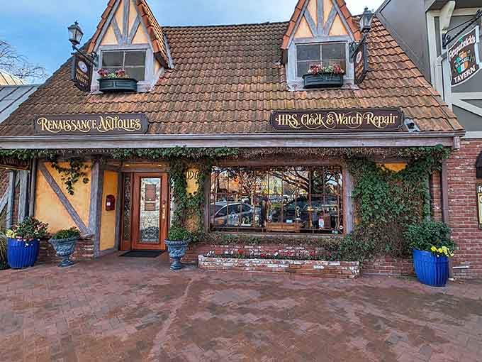 Renaissance Antiques occupies a building so authentically Danish-looking, you half expect to pay in kroner instead of dollars.