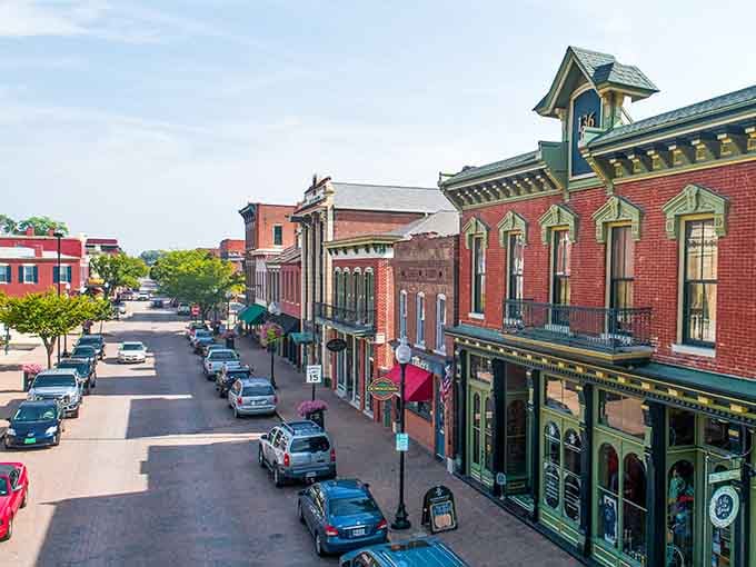 From above, St. Charles reveals its perfect blend of historic preservation and thoughtful modern development beautifully.
