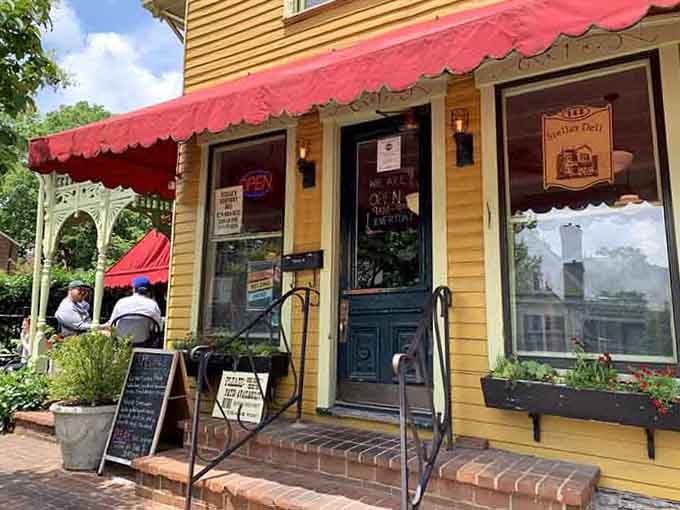 Walk through this entrance and leave your chain restaurant disappointments permanently behind you forever.