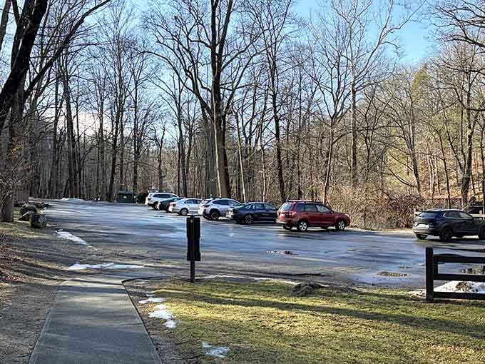 Plenty of parking means this hidden gem is ready to welcome you without the usual headaches.