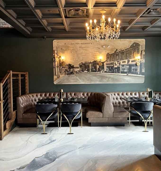 Vintage photographs and coffered ceilings remind you that history and hospitality make the perfect pairing for dinner.