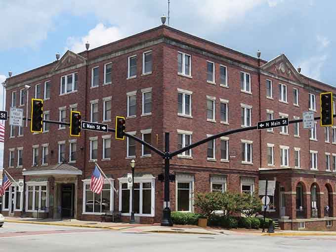 Downtown Swainsboro's brick buildings have weathered time beautifully, refusing to become just another forgotten Main Street.