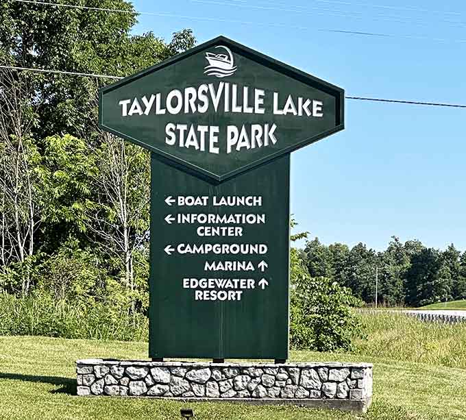The welcome sign that marks the beginning of your escape from traffic jams, deadlines, and reality television.