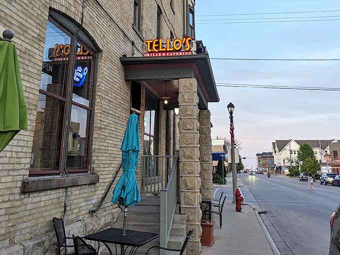 The signage announces what awaits inside: a culinary adventure that defies conventional restaurant logic and wins anyway.