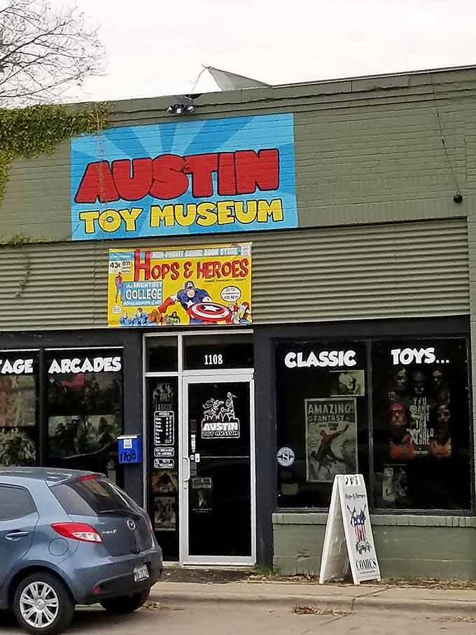 Behind that unassuming door lies enough nostalgia to make grown adults suddenly remember every birthday wish they ever made.