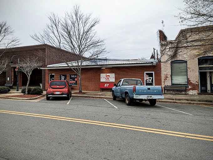 Small-town parking means you can actually find a spot without circling like a hungry vulture for hours.