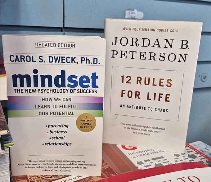 Self-help bestsellers promising life transformation, because we're never too old to learn something new about ourselves.