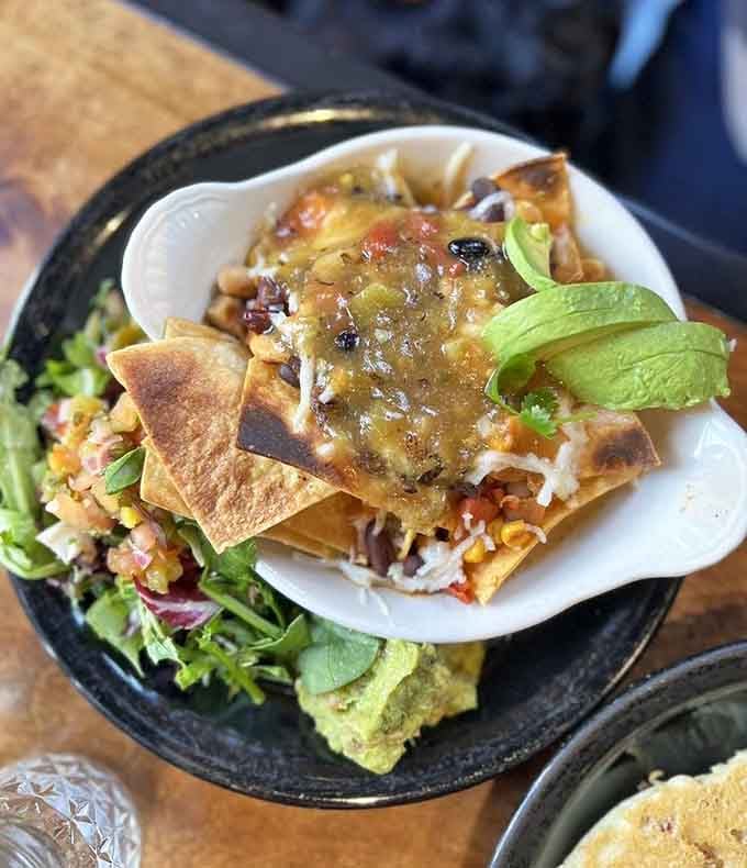 Even the vegan options get the gourmet treatment here, proving plant-based eating doesn't mean sacrificing flavor or satisfaction.