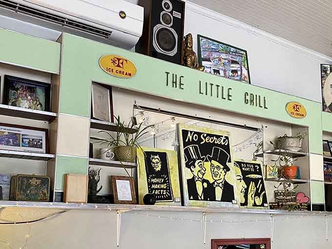 The walls tell stories through eclectic decorations, creating an atmosphere that's equal parts nostalgic and refreshingly original.