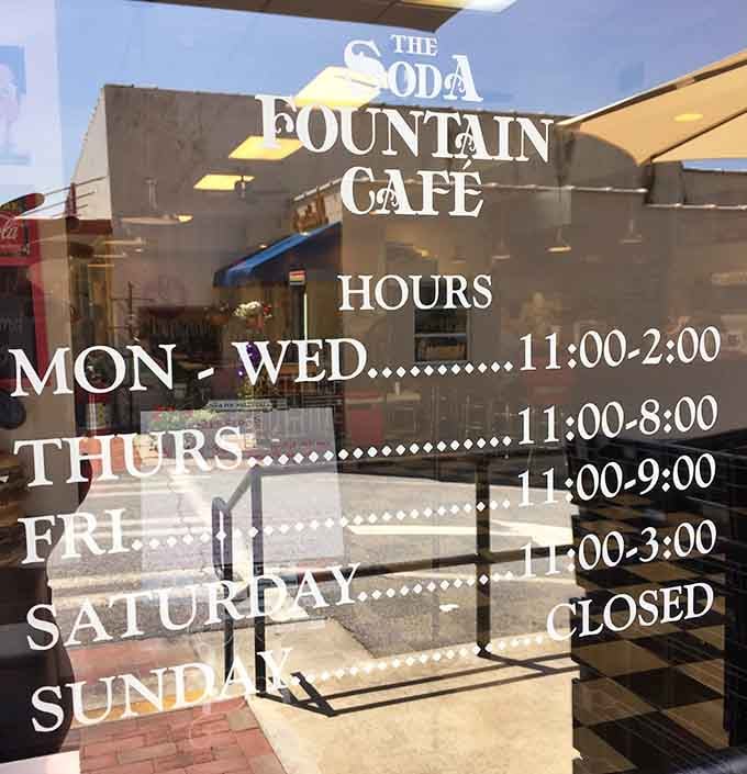 Those hours posted on the window are your roadmap to ice cream paradise, so plan accordingly.