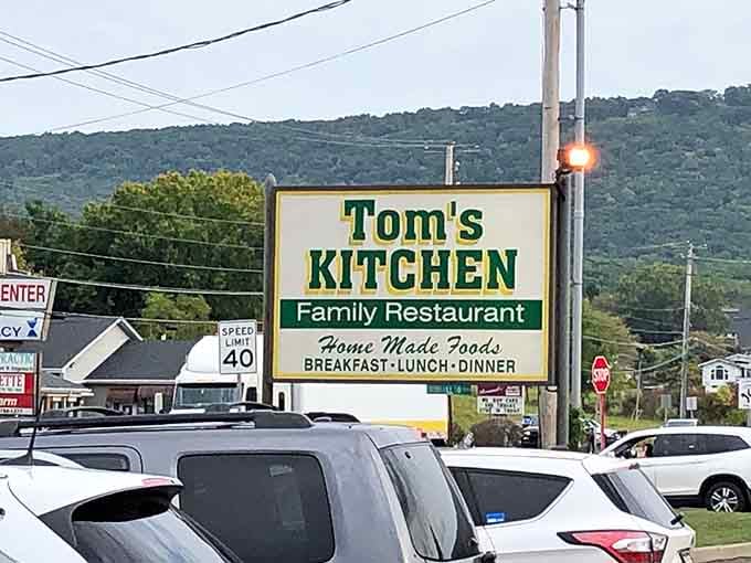 That roadside sign promising homemade foods doesn't lie; this family restaurant delivers on every single delicious word it advertises.