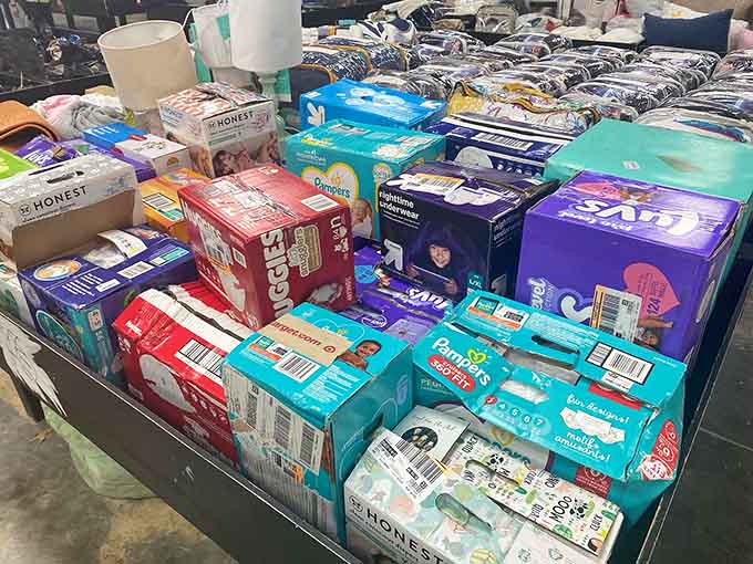 Diapers by the case because parents need all the financial breaks they can possibly get.