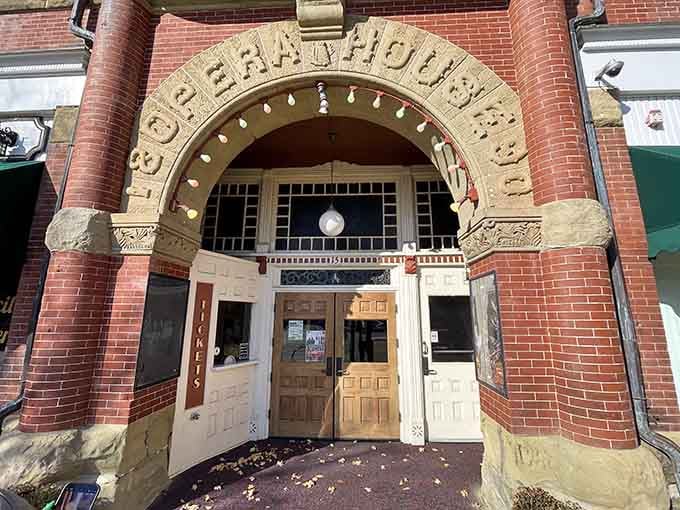 That arched entrance has welcomed generations of theatergoers, each one adding to the building's rich legacy.