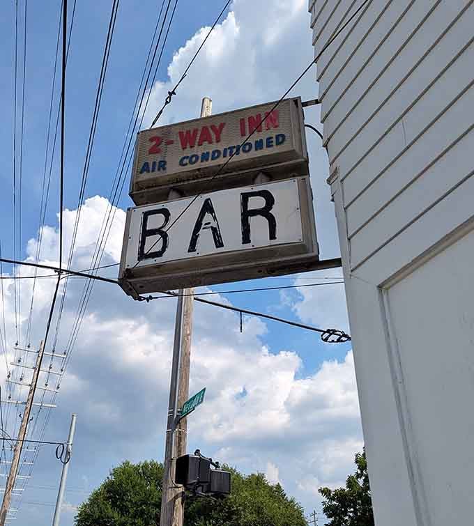 When your sign advertises air conditioning as a feature, you know you've been around awhile.