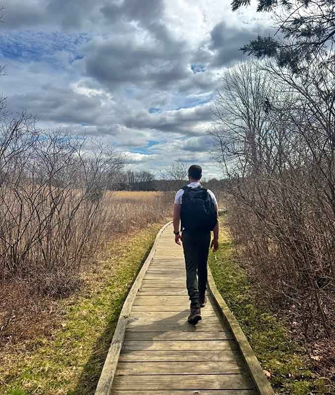 Solo hiking lets you set your own pace and think your own thoughts without interruption.