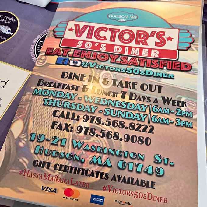 Business hours promising breakfast satisfaction seven days a week, because hunger doesn't follow a schedule either.