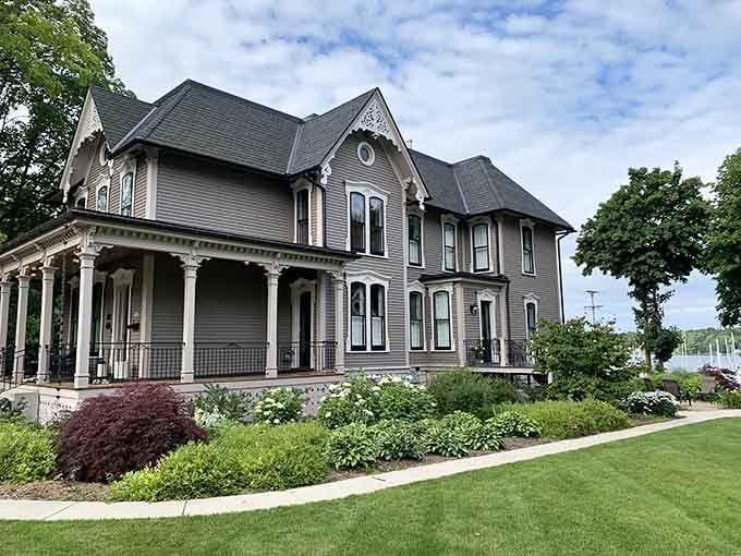 The Lewis House Bed & Breakfast showcases Victorian elegance that makes you want to book a room immediately.