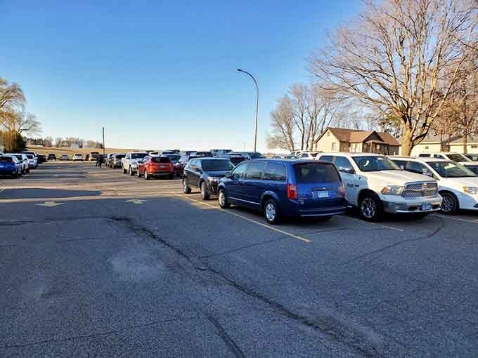 A packed parking lot on any given evening speaks volumes about a restaurant's reputation in the community here.