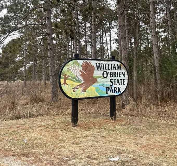 The welcome sign promises wildlife encounters that don't require a television subscription or remote control.