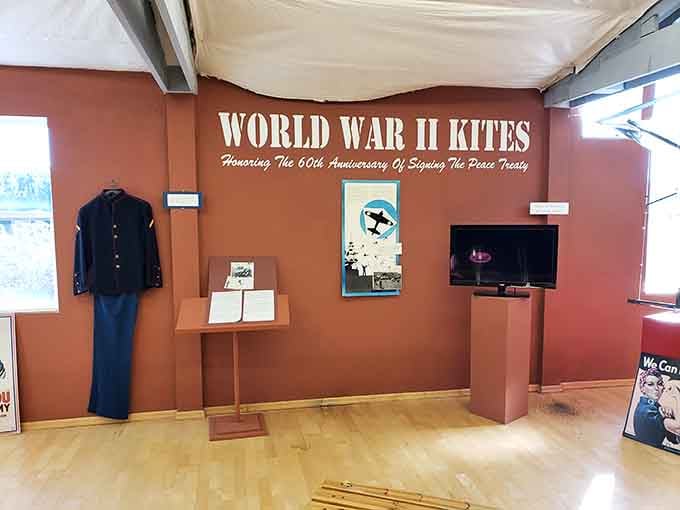 World War II kite exhibits prove these weren't always innocent toys&mdash;they served crucial military reconnaissance missions.