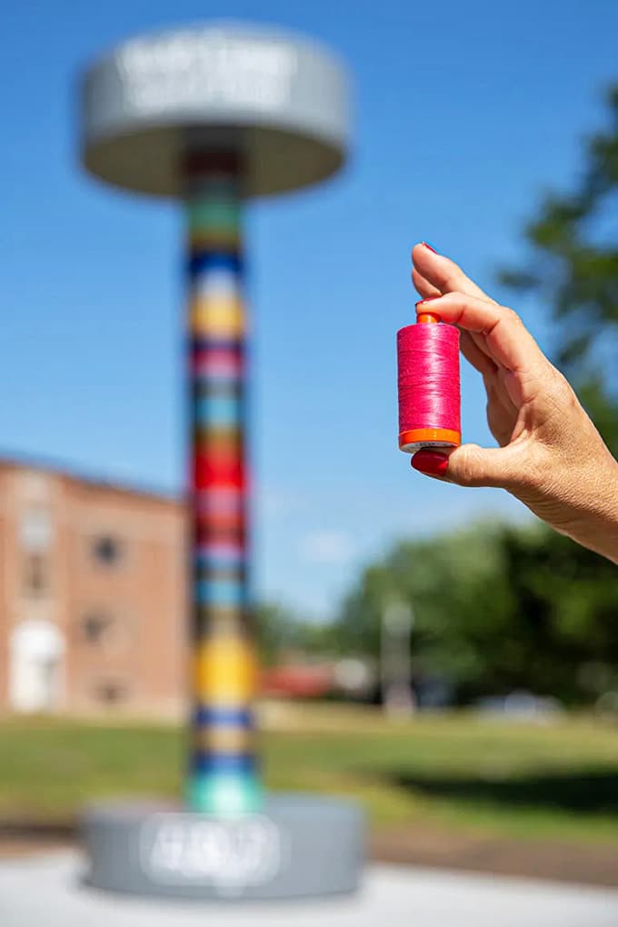The perspective shot says it all: from regular spool to absolutely ridiculous spool in one giant leap.