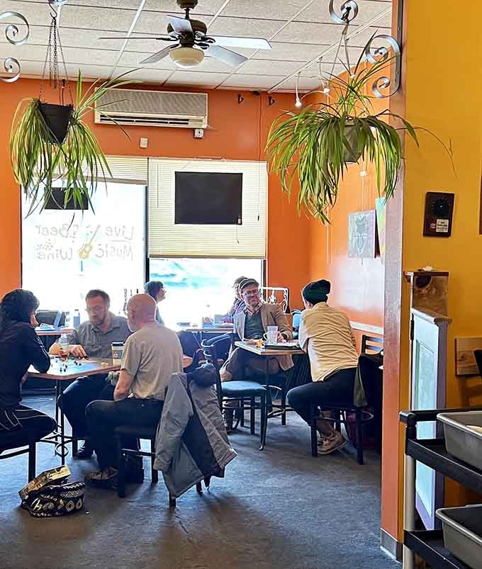 Locals gathering over good food and conversation – this is what community looks like in its most delicious form.