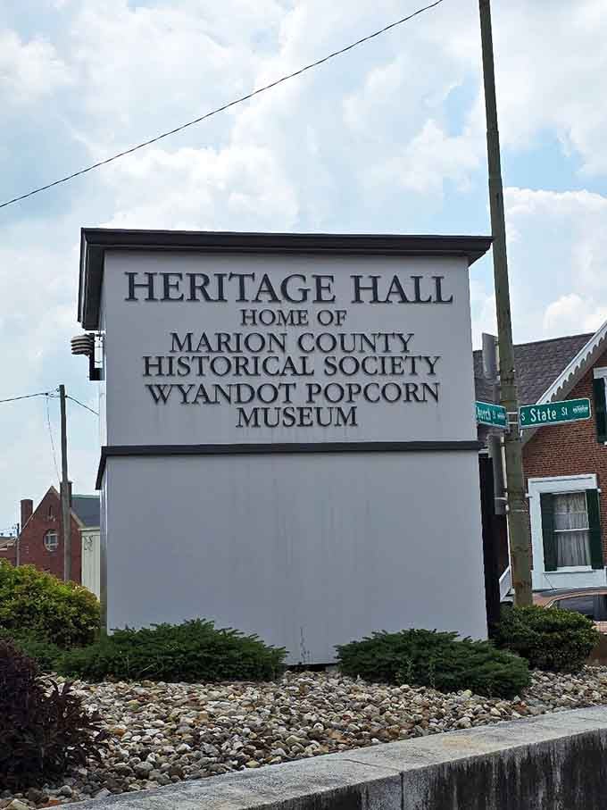 Heritage Hall houses this quirky treasure, proving Marion takes its popcorn history seriously and we're here for it.