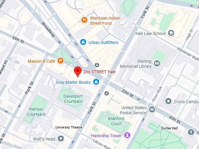 16. 2nd street yale map