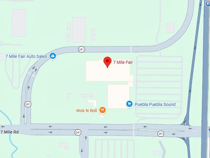 16. 7 mile fair map