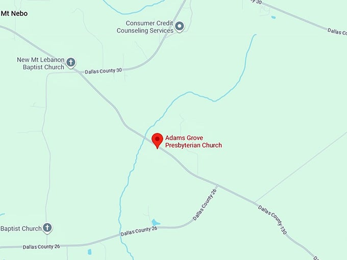 16. adams grove cemetery map