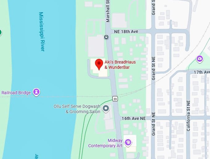 16. aki's breadhaus & wunderbar's map